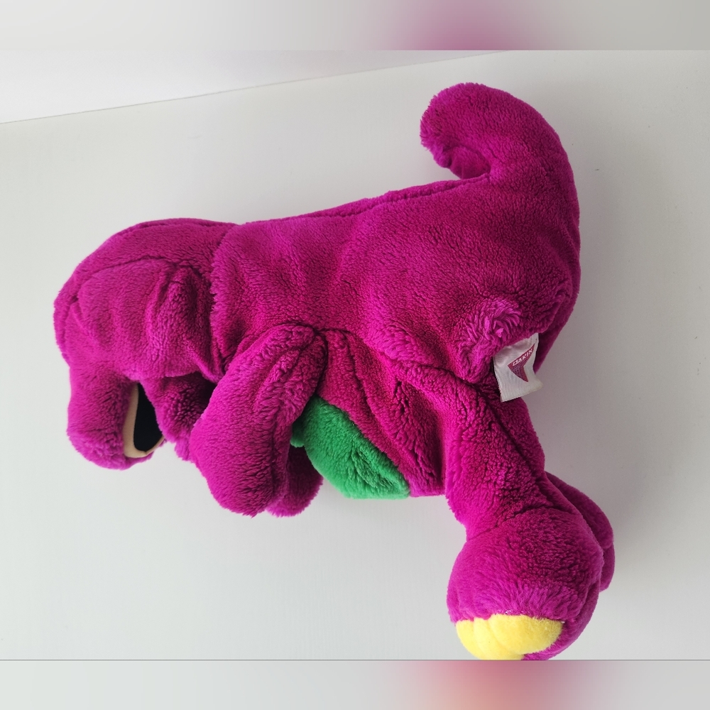 1992 Vintage Dakin Barney Dinosaur Plush Hand Puppet … - Gem